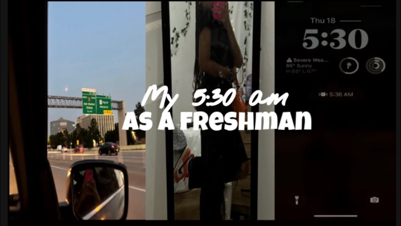 My 5:30 Freshman Morning Routine - YouTube