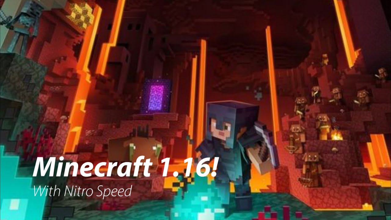 1.16 IN MINECRAFT IS AWESOME! With nitro speed - YouTube