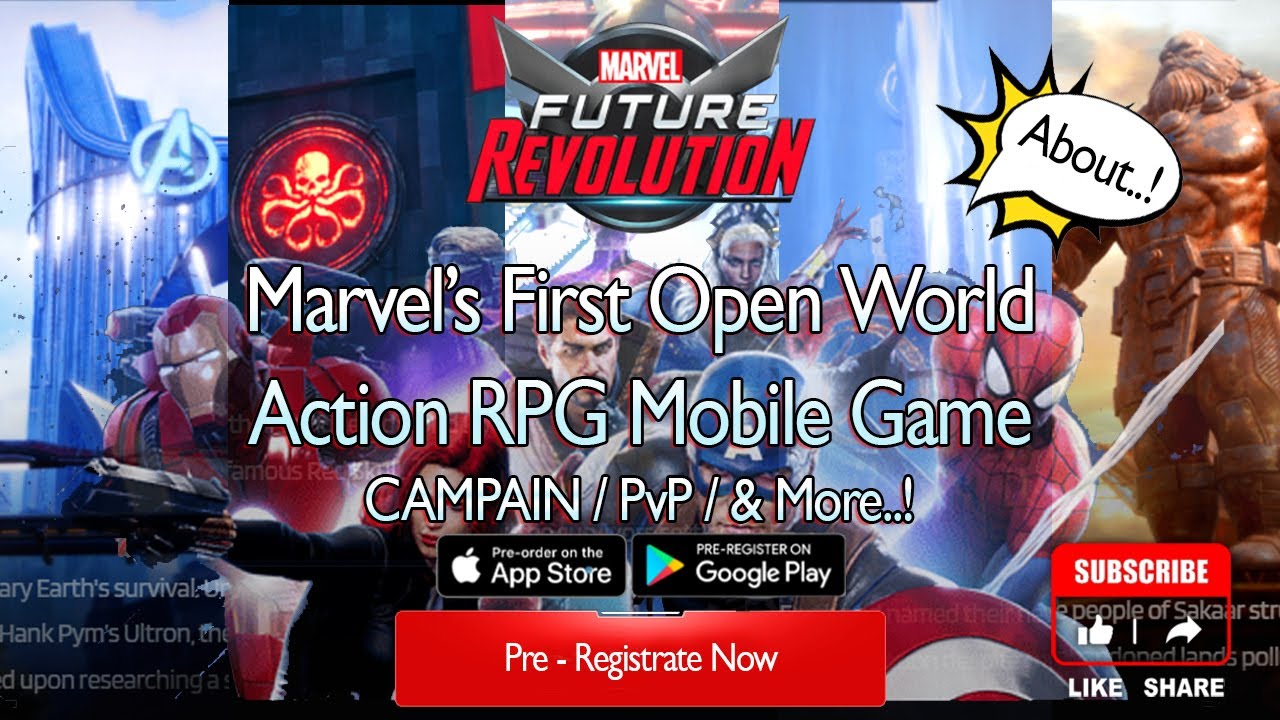 About Features & Pre-Registration for MARVEL FUTURE REVOLUTION(OPEN ...