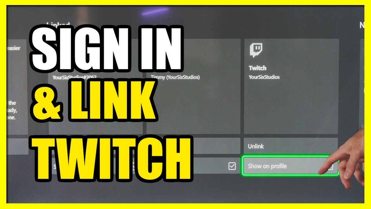 How to SIGN IN & Link Twitch Account to Xbox Series X (Streaming ...