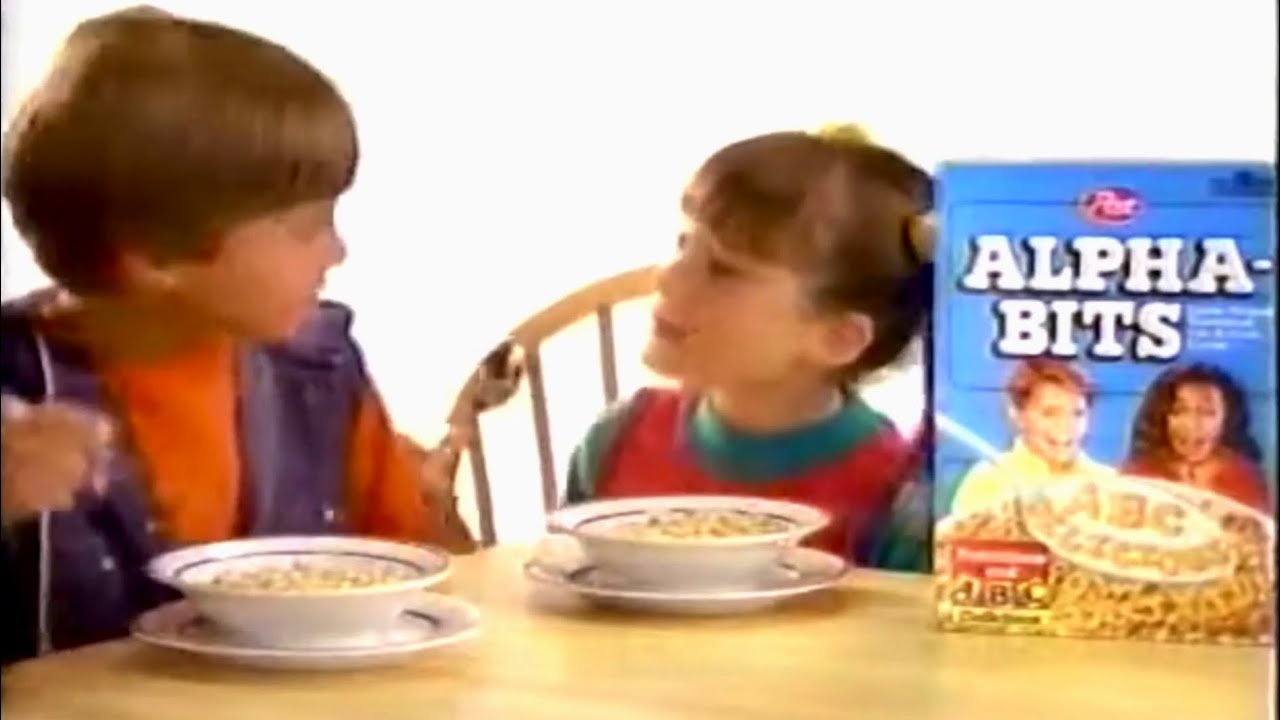 1993 Post Alpha-Bits Cereal Commercial - YouTube