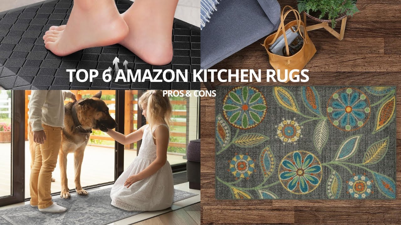 Top 6 Amazon Kitchen Rugs Review | Pros and Cons - YouTube