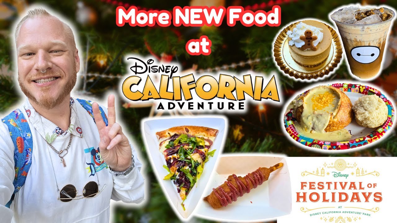Disney California Adventure NEW Foods & Treats for the Holidays!! 🎄 ️☃️ ...