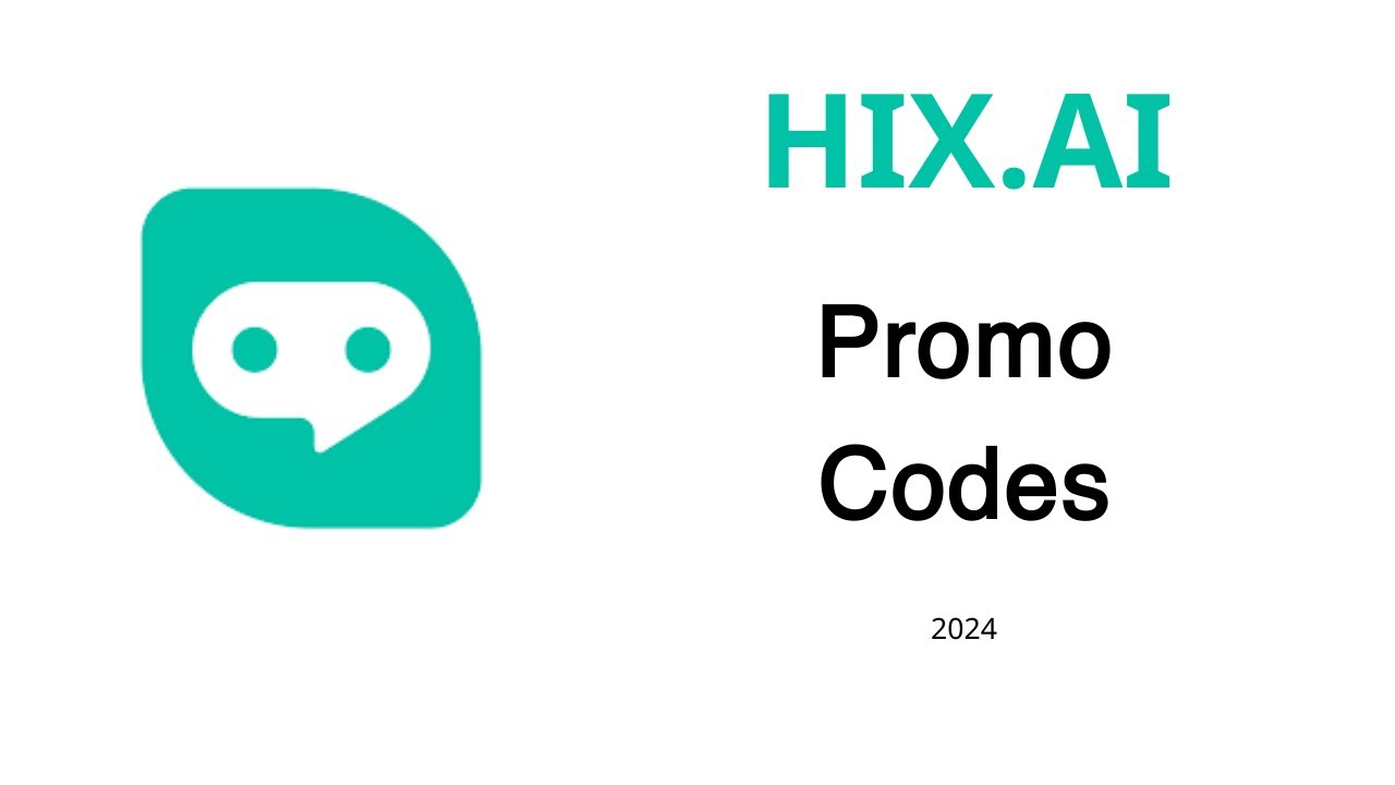 HIX.AI Promo Codes : HIX.AI COUPON CODE / HIX.AI DISCOUNT CODE - YouTube