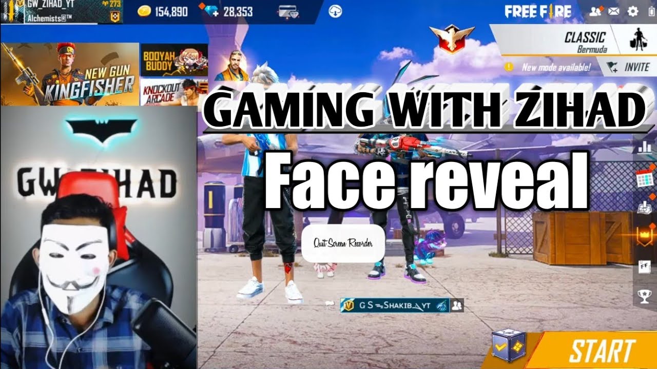 GWZ! Gaming with zihad ভাইয়ের ফেস রিভিল সবাই দেখে নাও।OP CRAZY4 - YouTube