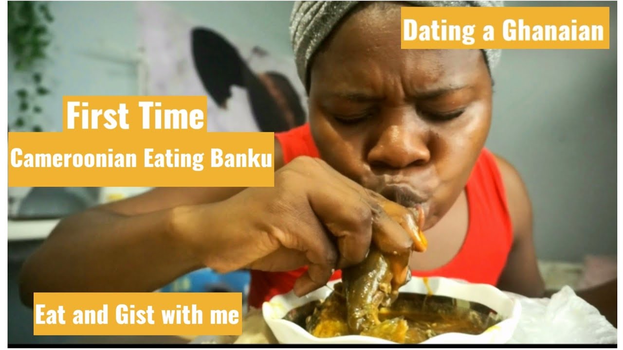 Banku and Okra Stew Mukbang/ Dating a Ghanaian / Eating and Gist with me - YouTube