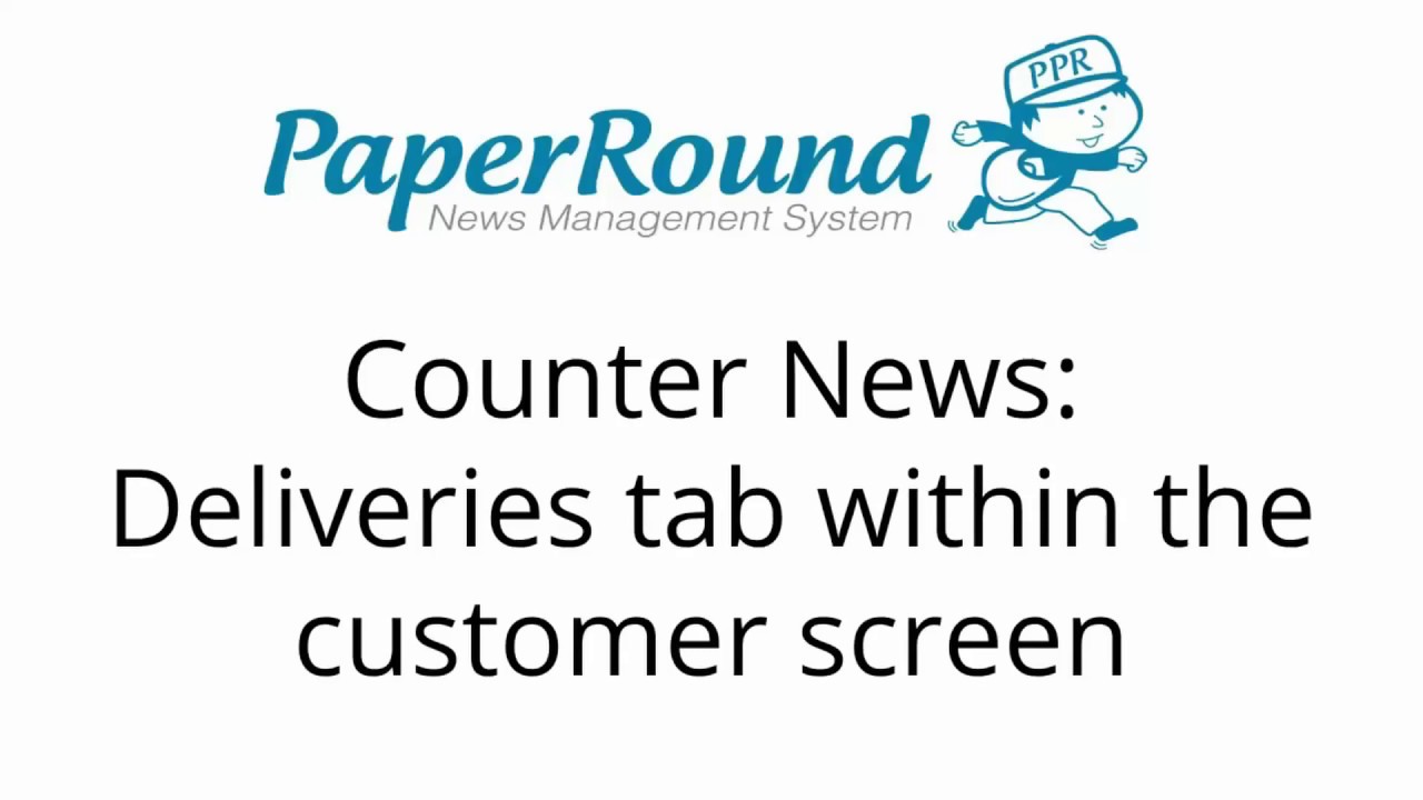 PayPoint Counter News: Customer Screen Deliveries Tab - YouTube