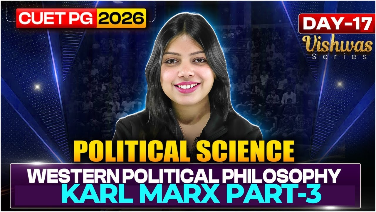 CUET PG 2026 Political Science (HUQP18) | Western Political - Karl Marx ...