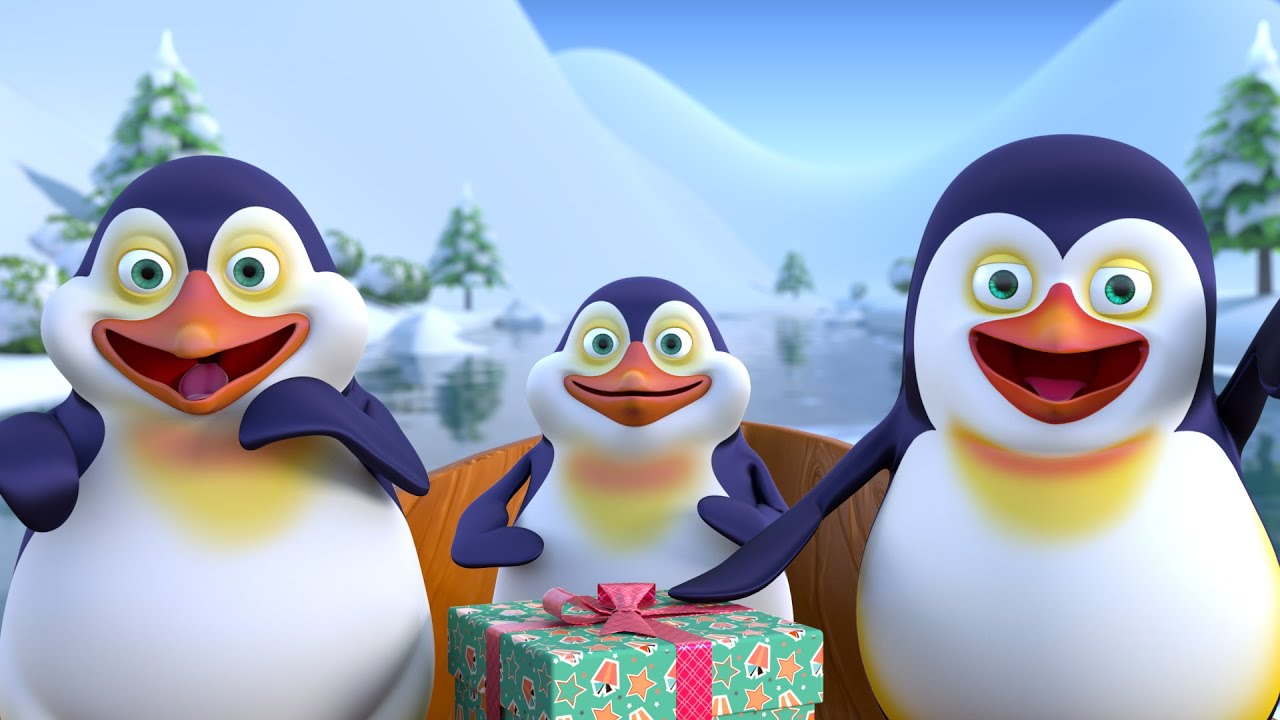 Row Row Row Your Boat | Penguin song for kids | FunForKidsTV - Nursery ...