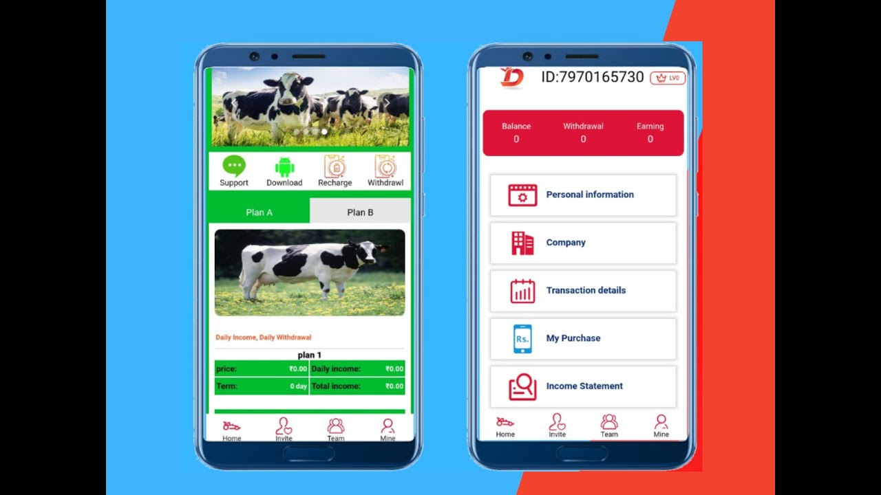 Cow investment website source download,mlm investment website source ...