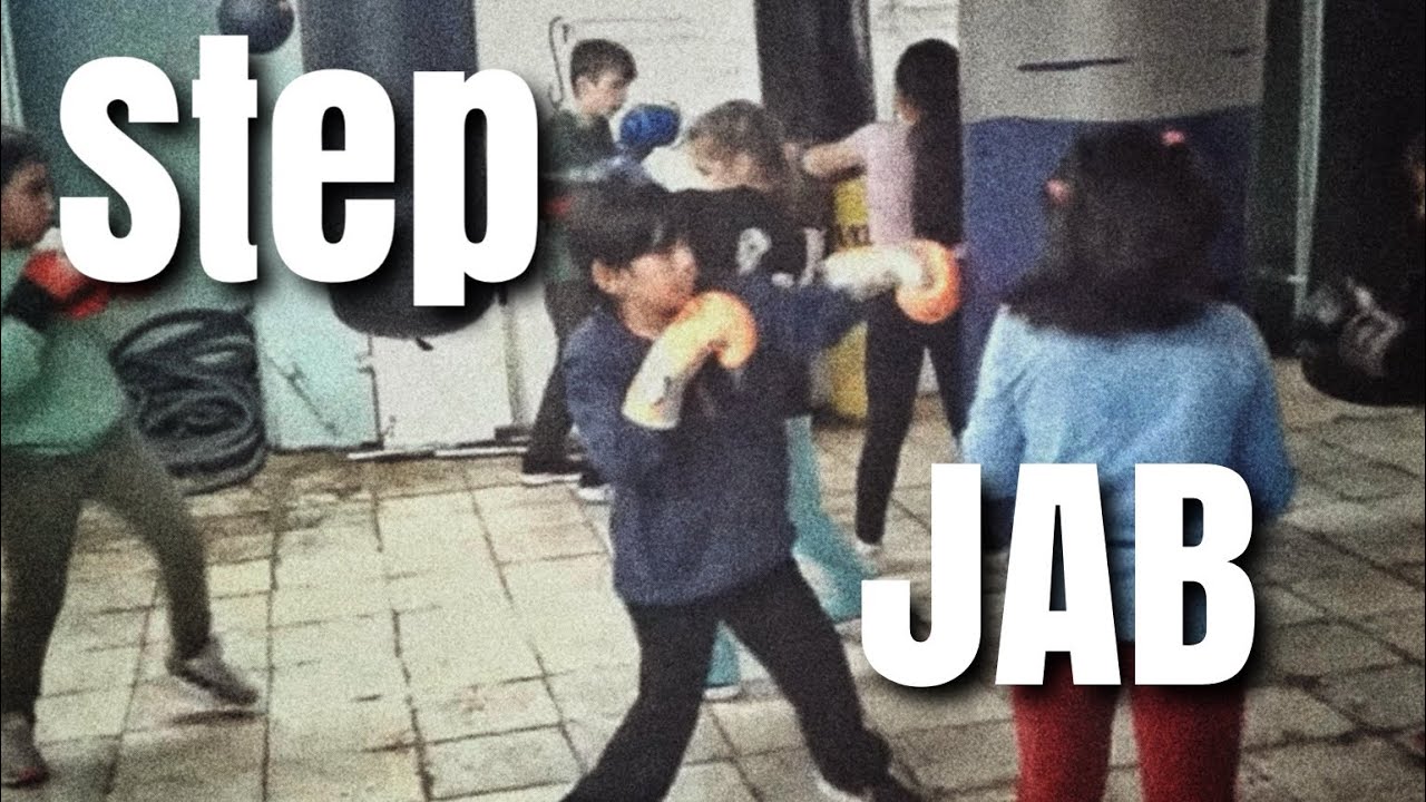 step jab on a boxing bag | BOXING | Kids workout - YouTube