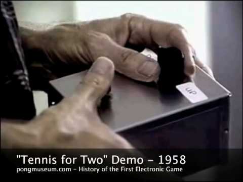 Tennis For Two - First Electronic Tennis Game - 1958 - YouTube