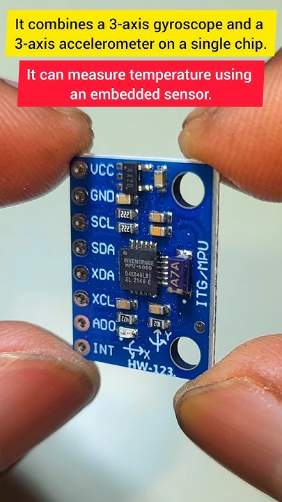 MPU6050 6-axis Motion Sensor Specifications 👋 Electronics Project 🔥🔥 #shorts #electroeshu #diy ...