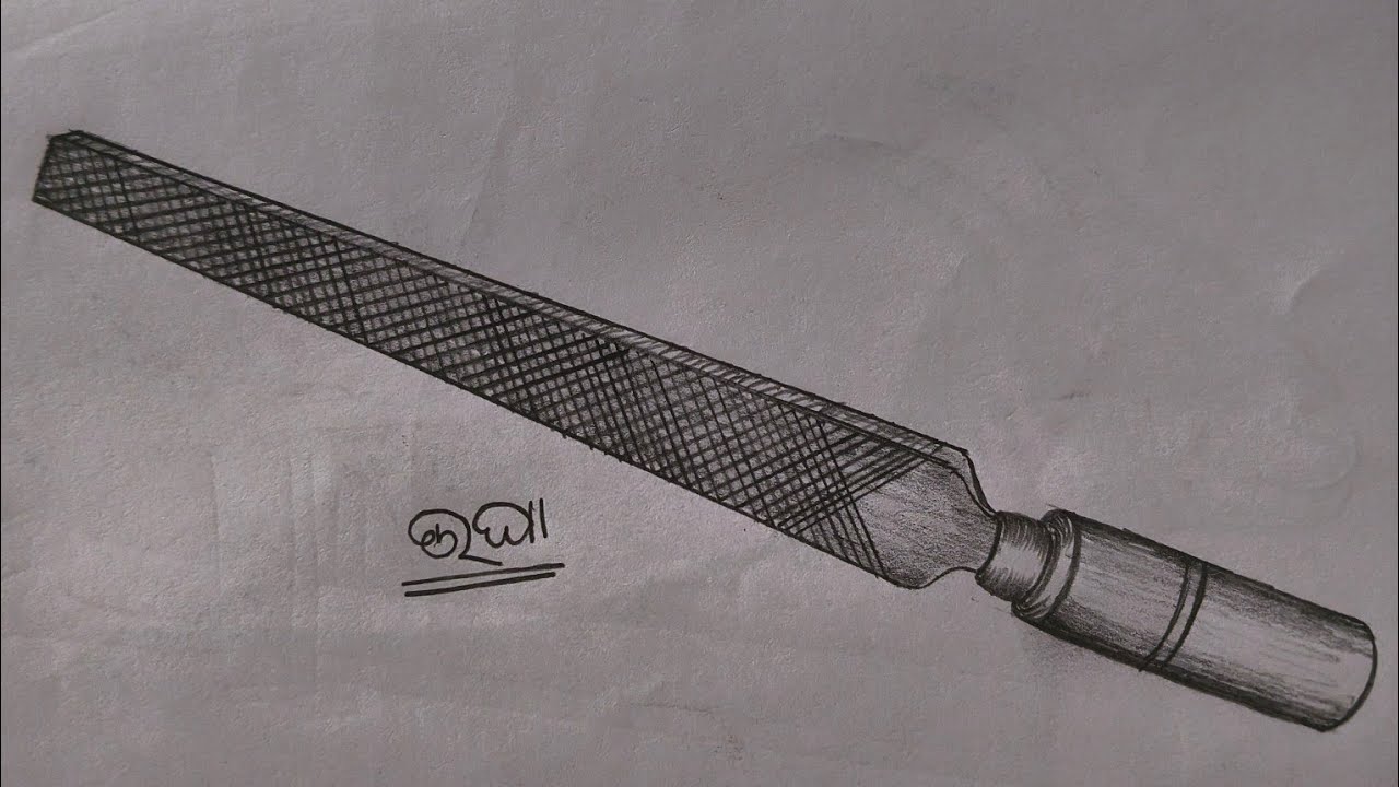 How to draw a file easy. File drawing. Ugha drawing - YouTube
