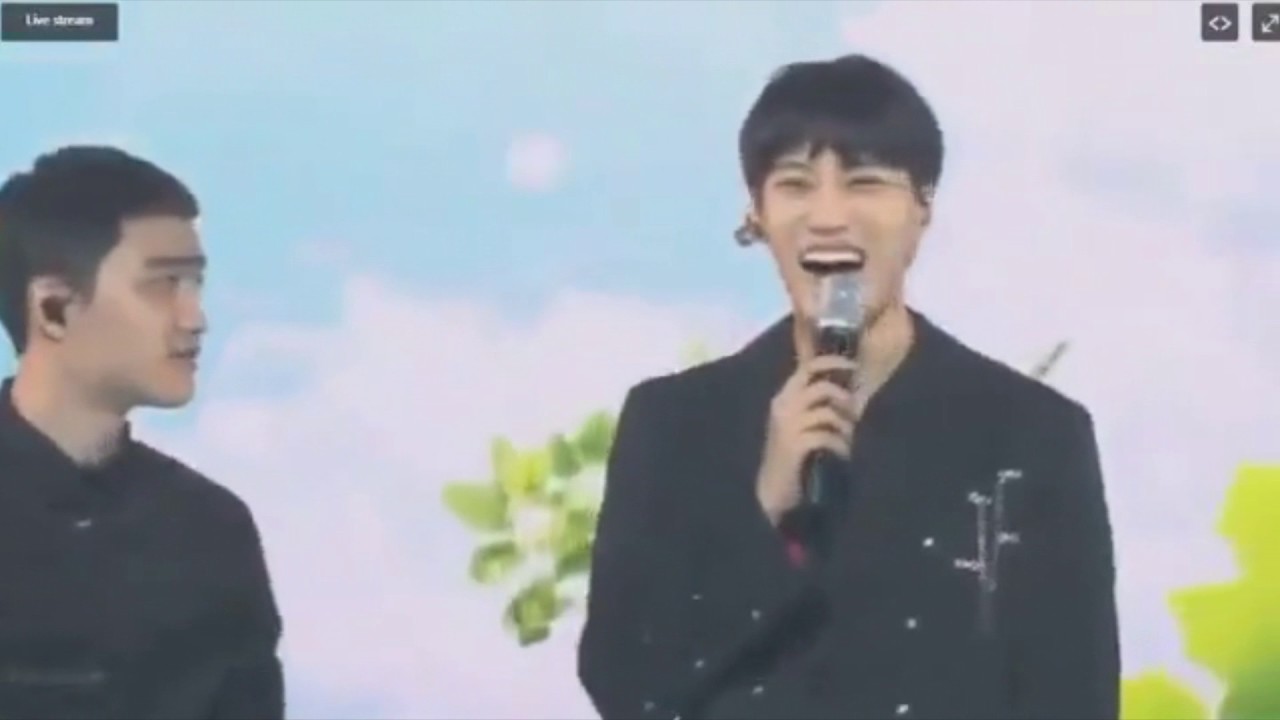 EXO KAI LAUGHING FOR 5 MINUTEs - YouTube