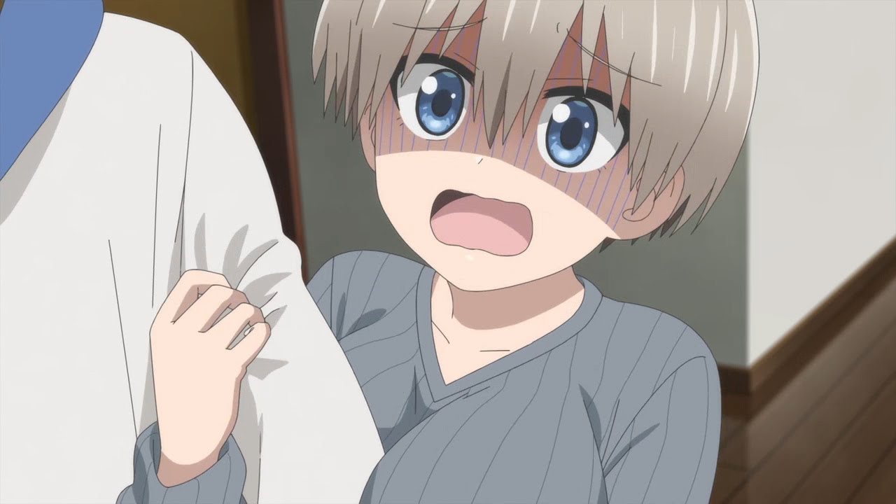 Hana Uzaki puts her breasts in Shinichi's hands Ep 10 [ Uzaki-chan 宇崎 ...