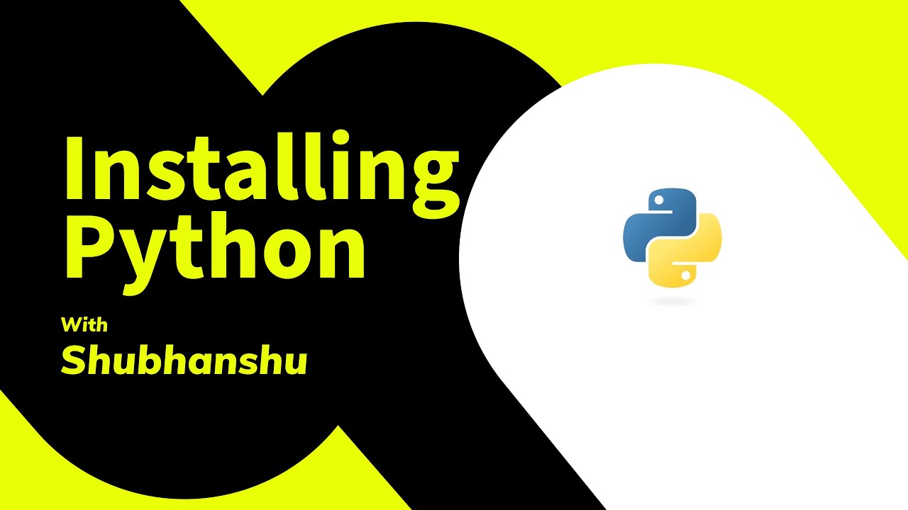 1 - Installing Python and VS Code - YouTube