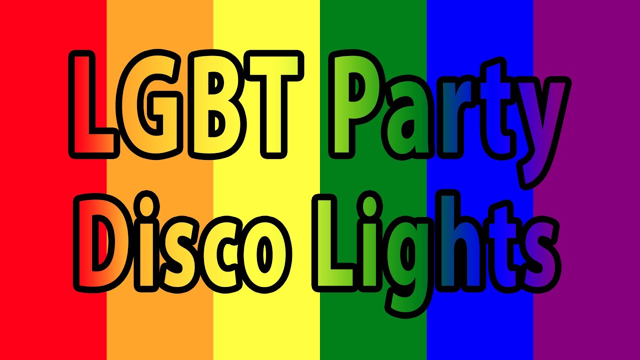 10 Hours of LGBT Party Lights in 4K | Disco Lights [FLASHING!] - YouTube