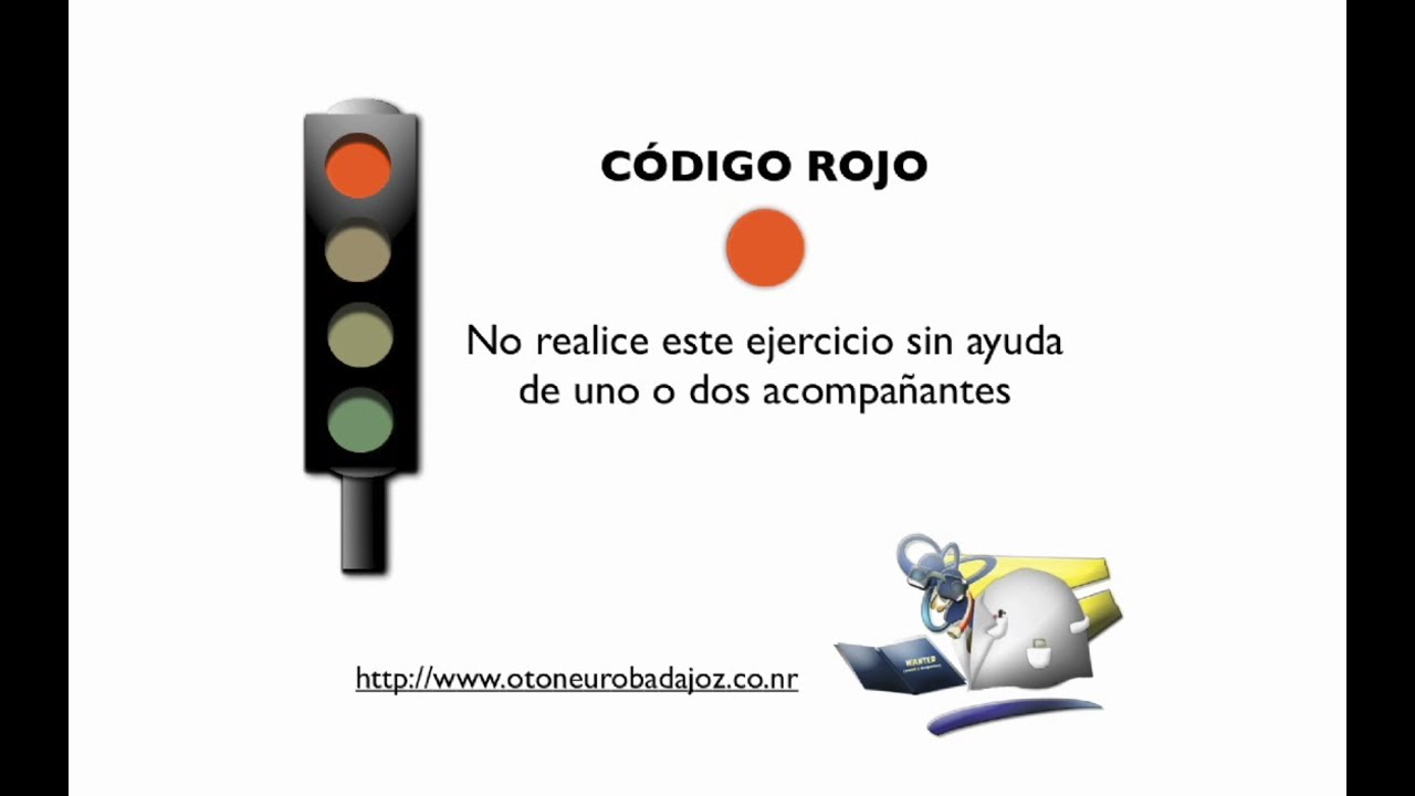 EJERCICIOS CON OBSTÁCULO (COOKSEY-CAWTHORNE). REHABILITACIÓN VESTIBULAR ...