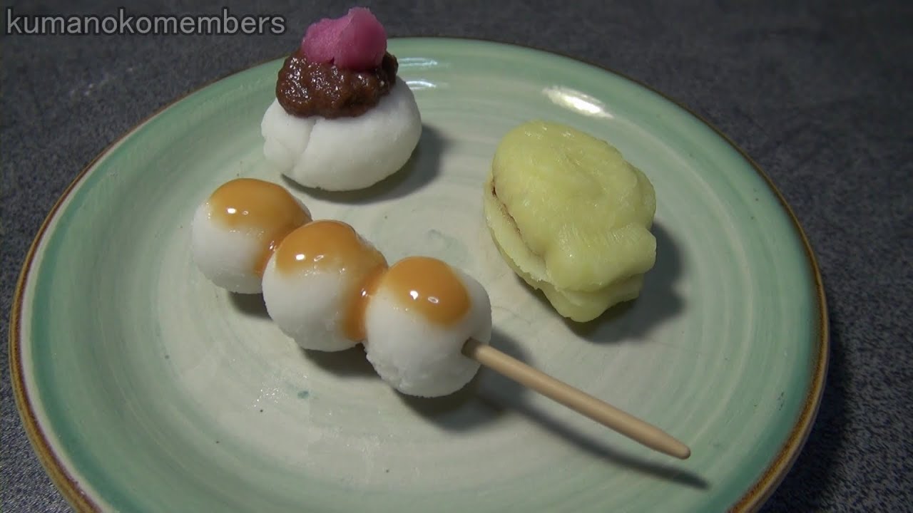 Japanese sweets making kit odango おだんご屋さん - YouTube