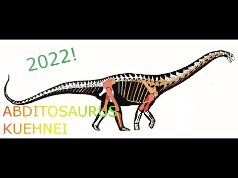 ABDITOSAURUS KUEHNEI - PIERWSZY DINOZAUR OPISANY W 2022 ROKU - YouTube