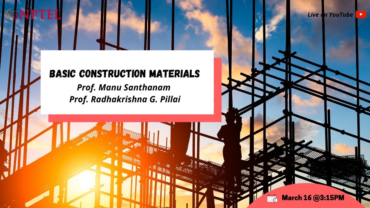 LIVE - Basic construction materials - YouTube