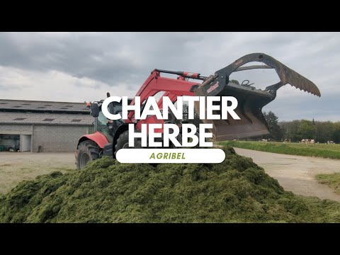 fauche a la ferme + ensilage avec une krone big X - YouTube