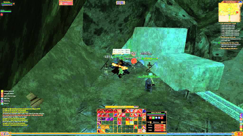 Everquest 2 - Fighting The Mental Mason (54 Spectre) - gives AA xp ...