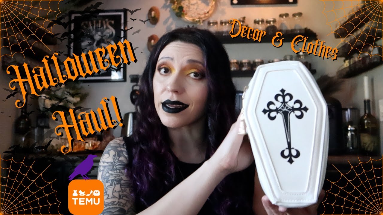 TEMU HALLOWEEN DECOR & CLOTHING HAUL! - YouTube