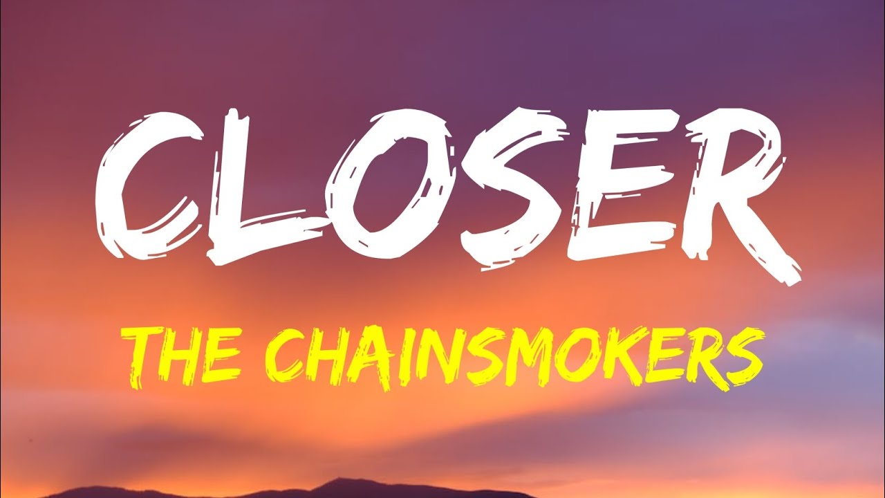 The Chainsmokers, Halsey - Closer (Official Lyrics Video) - YouTube