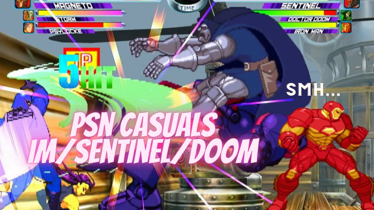 MvC2 - PSN Casuals (IMSentDoom Training) (Featuring Artzephone86 and ...