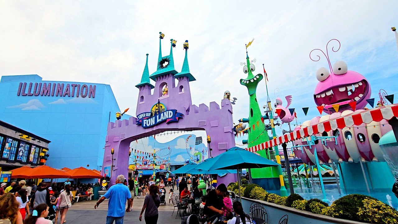 NEW! Silly Swirly Full Ride POV | Fun Land | Universal Studios ...