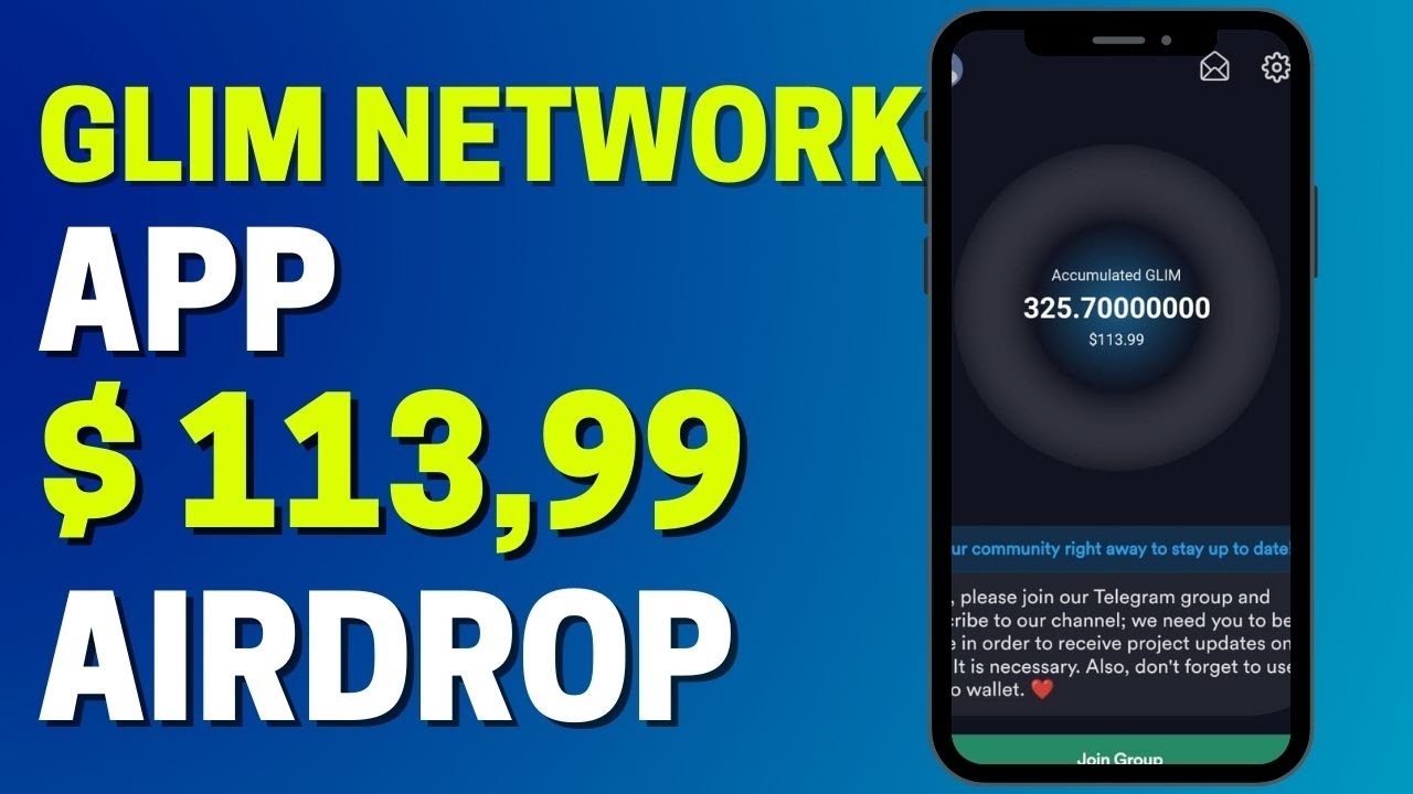 AIRDORP GLIM NETWORK - QUANDO SACAR SEU TOKENS - YouTube