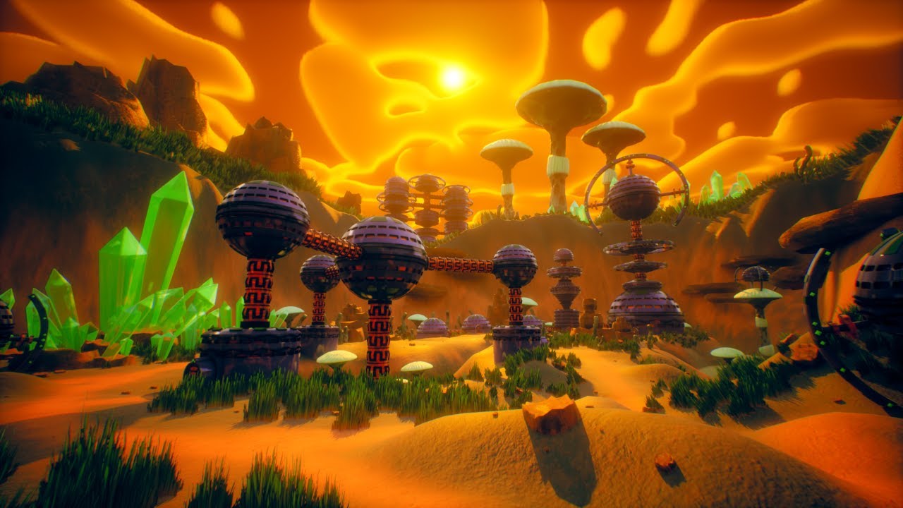 Acid Canyon - My first 3D game environment - Émile Patenaude - YouTube