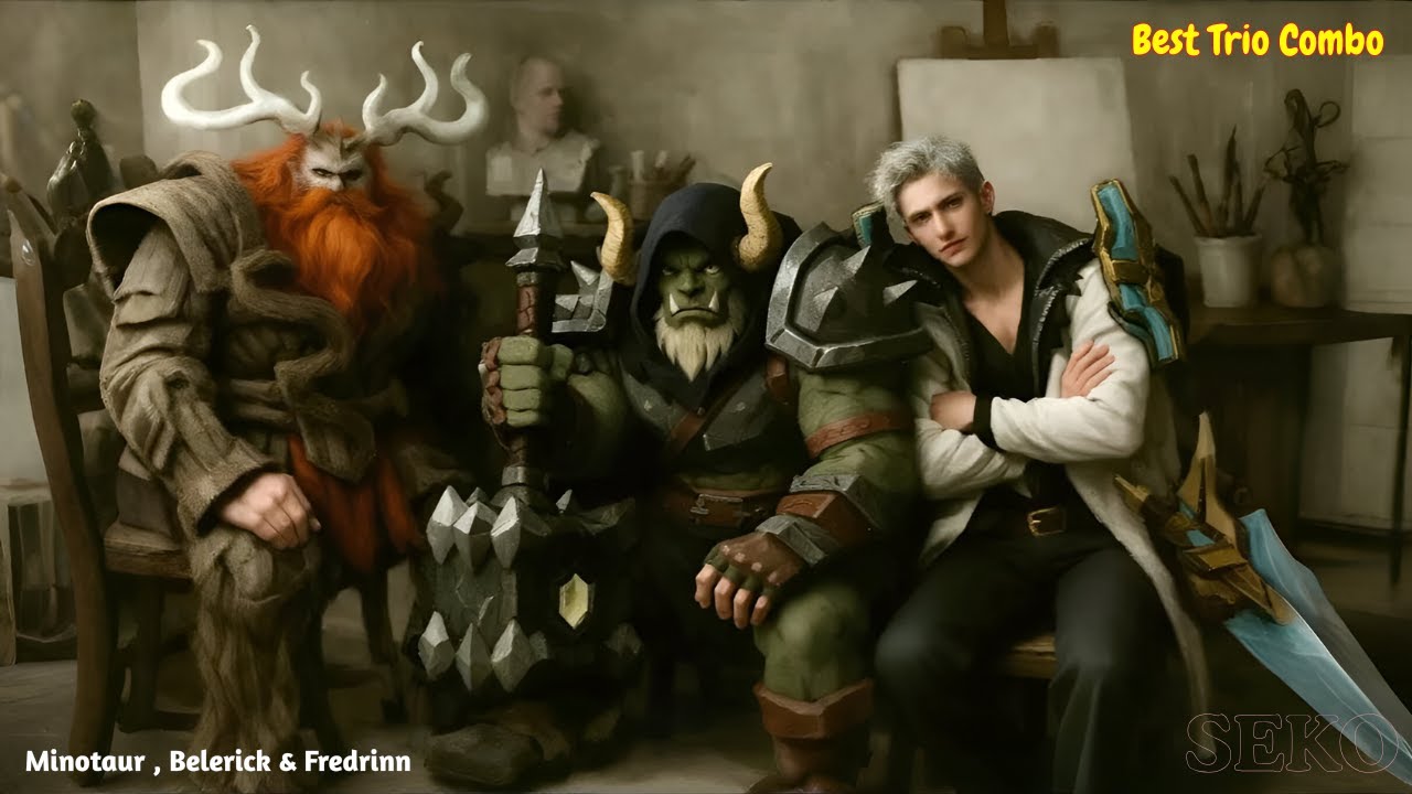 🐂 Minotaur : Best Trio Combo (ft. Belerick & Fredrinn ) | MLBB S37 ...