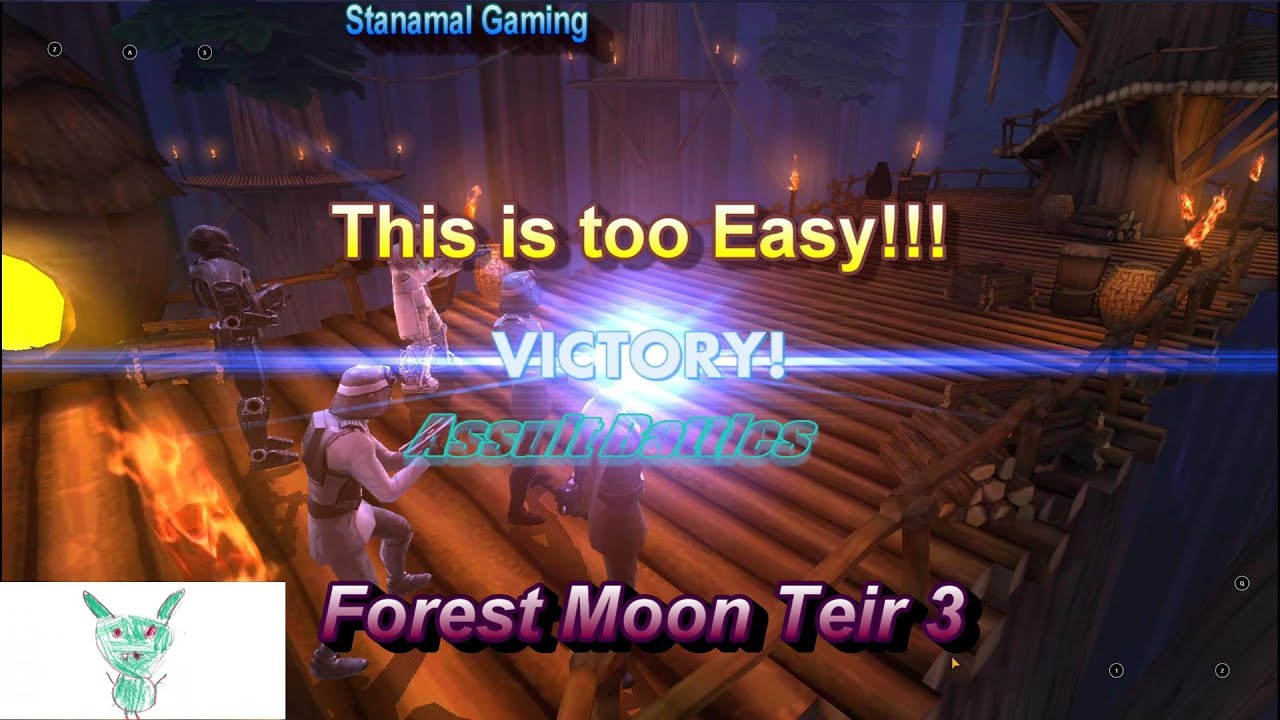 SWGOH - Forest Moon Assault Battles Tier 3 - MADE EASY!!!! - YouTube