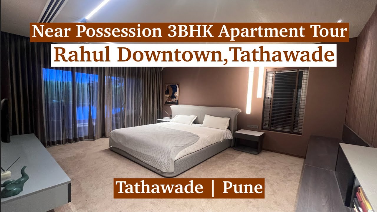 Near-Possession 3BHK Apartment Tour | Rahul Downtown, Tathawade, Pune ...
