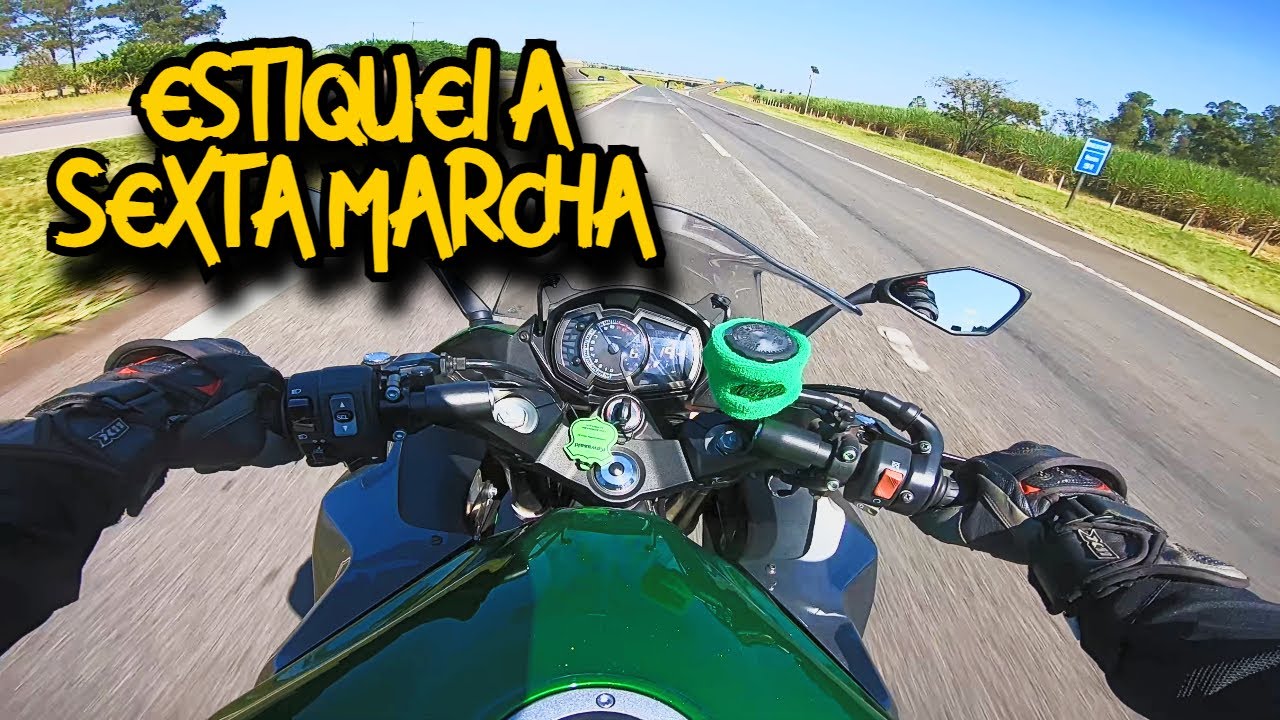 Ninja 1000 finaliznado role com esticada de sexta marcha - YouTube