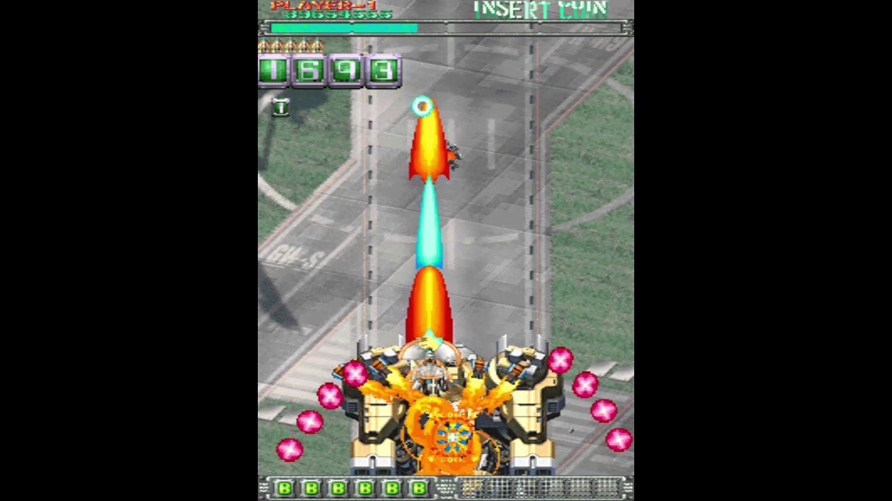 Ketsui stage 1-4 boss NMNB clear - YouTube