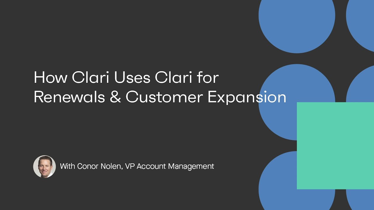 How Clari Uses Clari for Renewals & Customer Expansion - YouTube