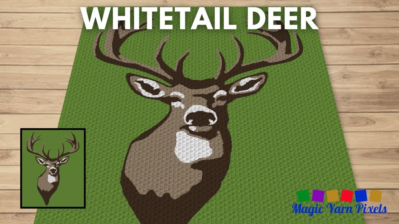 FREE GRAPH - Whitetail Deer - C2C & Tapestry Crochet Pattern | Magic ...