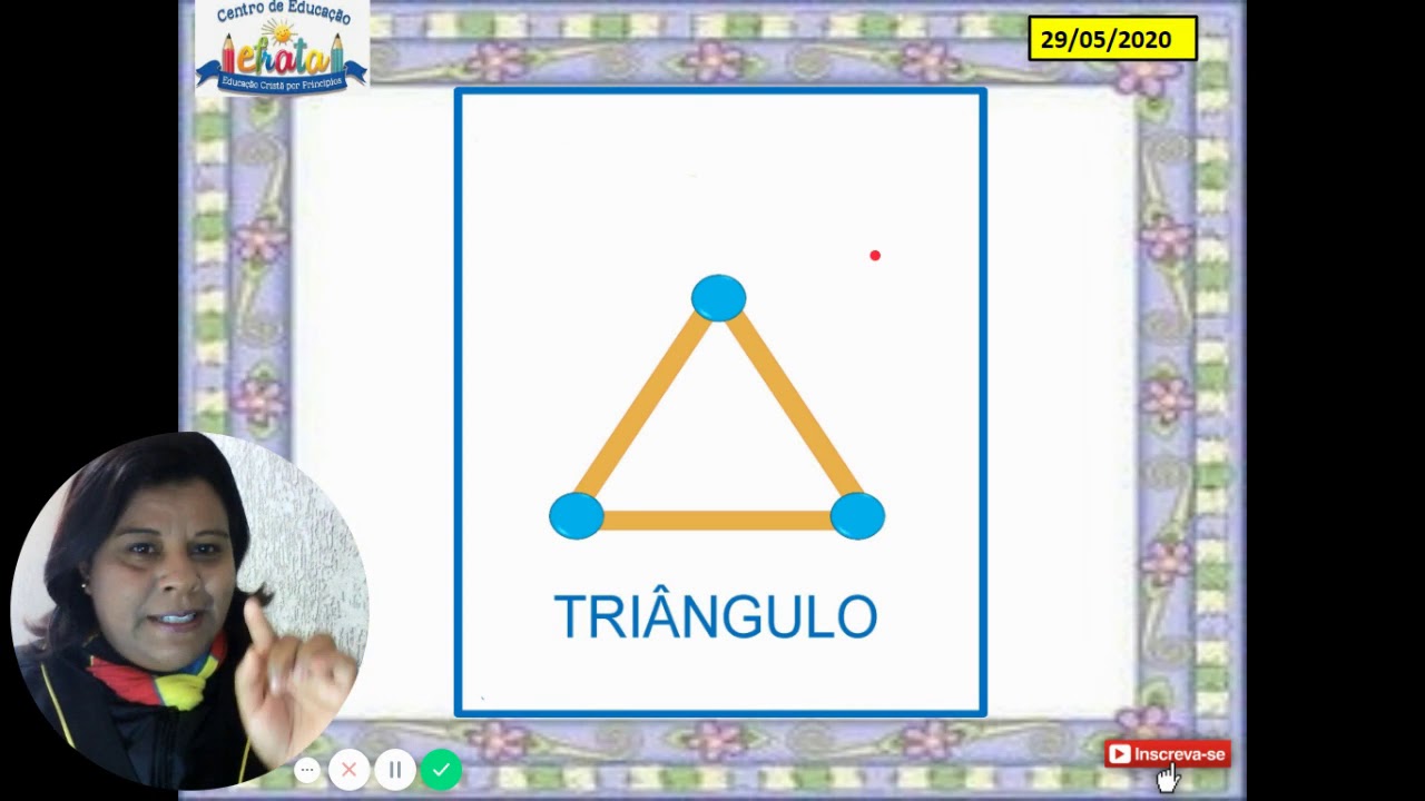 Aula nível 1 Formas Geométrica Triângulo - YouTube