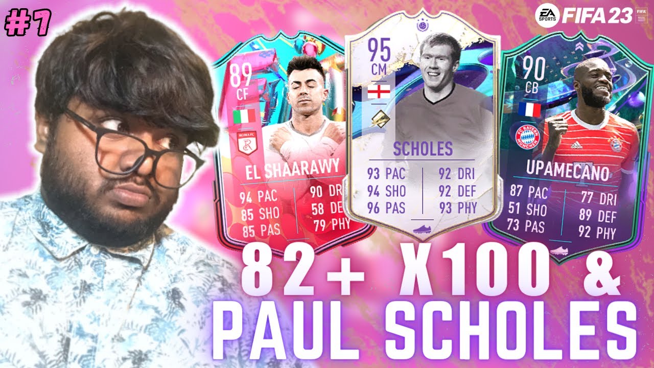 I opened 82+ x100 & Paul Scholes COVER STAR ICON in FIFA 23! PART 7 | # ...