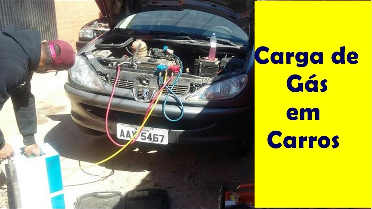 como colocar carga de gás no automóvel como colocar gás no ar ...