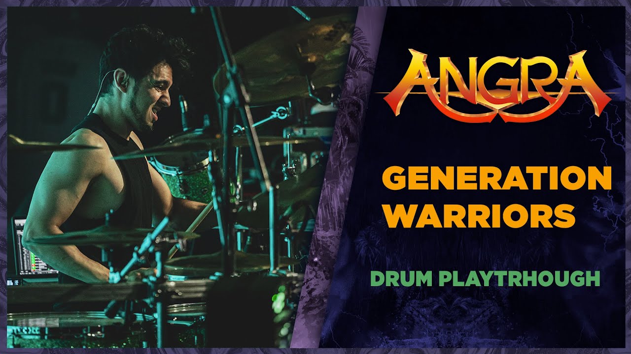 GENERATION WARRIORS - ANGRA - BRUNO VALVERDE - DRUM PLAYTHROUGH - YouTube