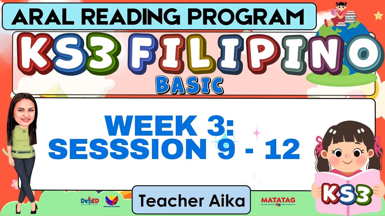 ARAL Program KS3 Basic FILIPINO | Week 3 |Grade 7 - 10 #AralProgram # ...