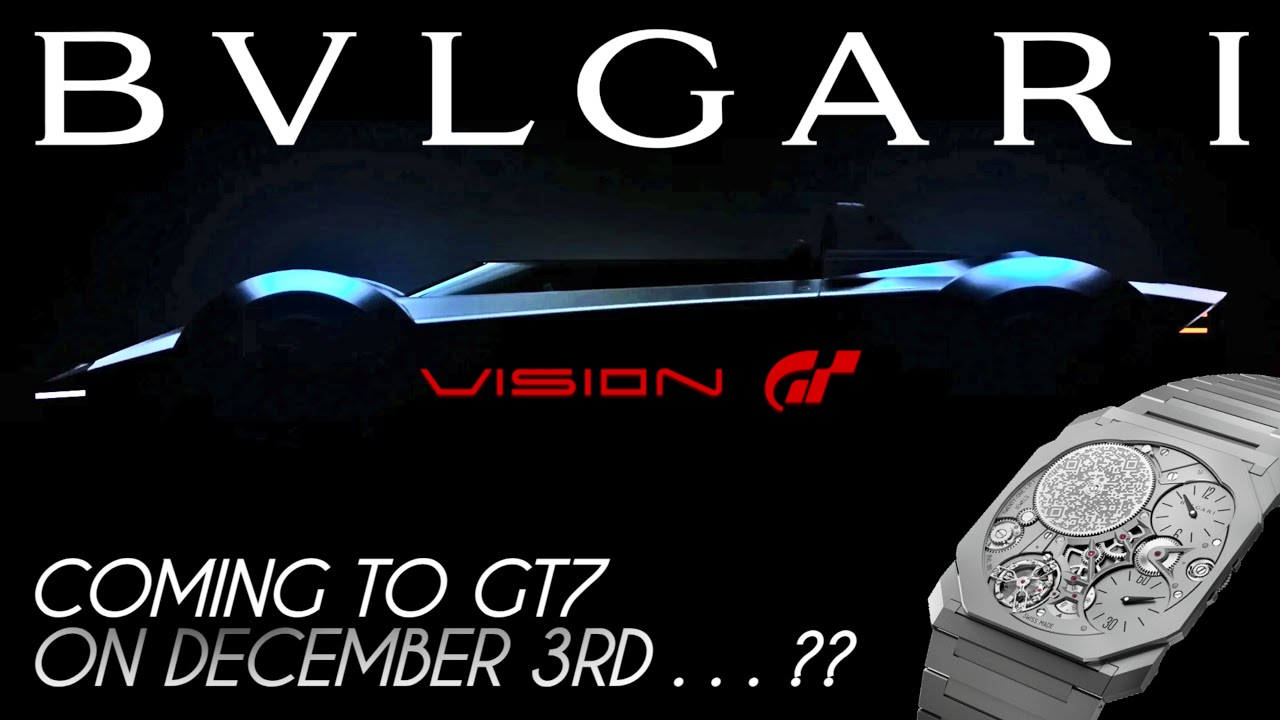 BULGARI Teased as New Vision GT Car on December 3rd in GT7 | Gran ...