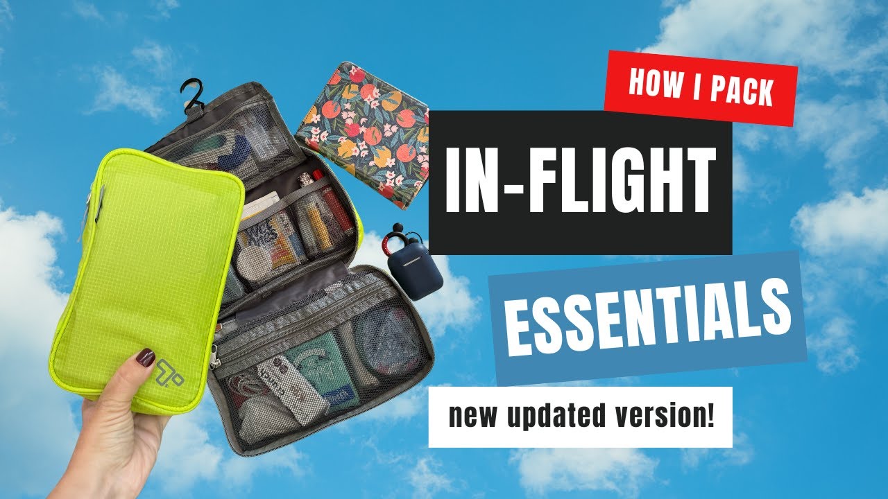 How to pack In-flight essentials from Amazon and Dollar Tree in a carry ...