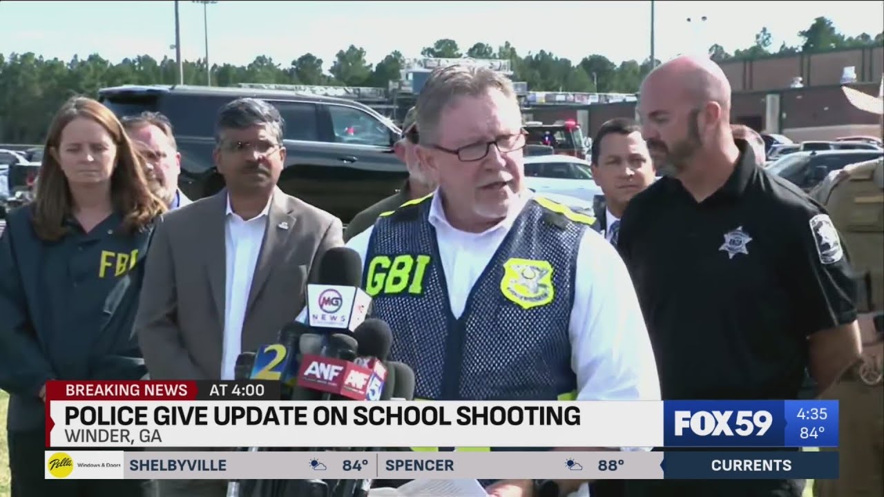 Georgie officials say school shooter was 14-year-old boy - YouTube