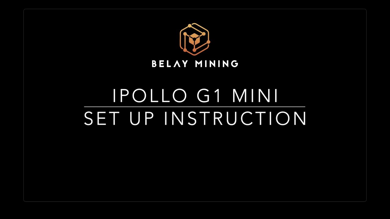G1 mini set up instruction - YouTube
